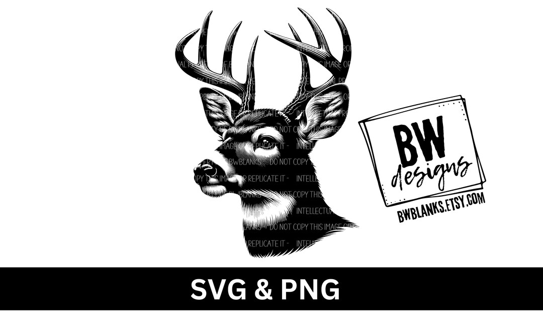 Whitetail Buck SVG | Digital Download | Deer Hunting SVG | Whitetail ...