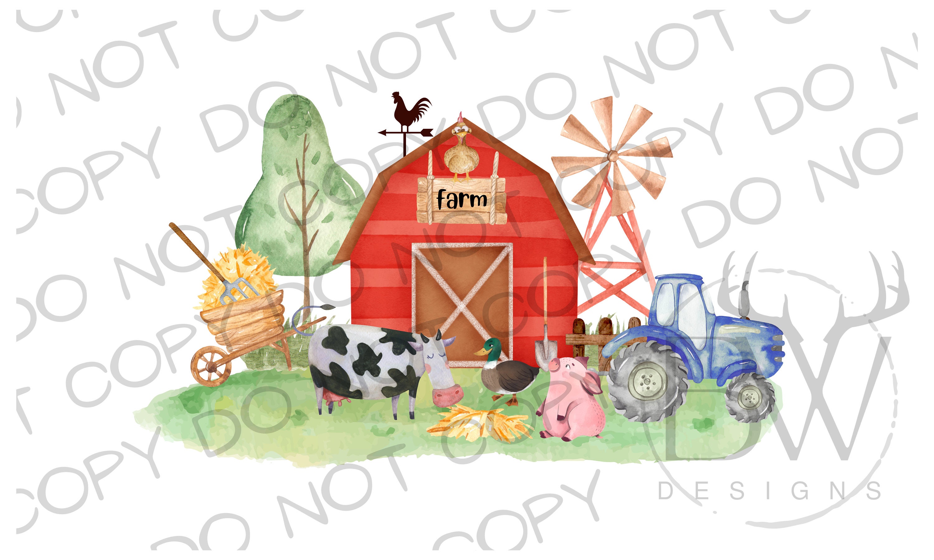 Barnyard PNG Digital Download Farm Sublimation PNG - Etsy