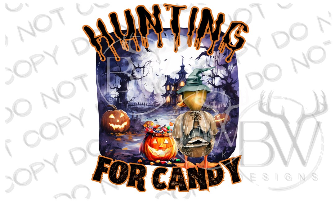Hunting for Candy PNG | Halloween PNG | Digital Download | Halloween ...