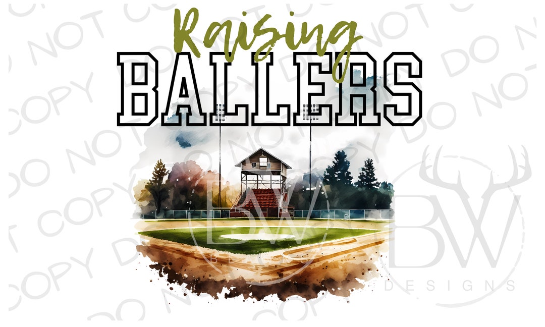 Raising Ballers PNG | Digital Download | Baseball Sublimation PNG ...