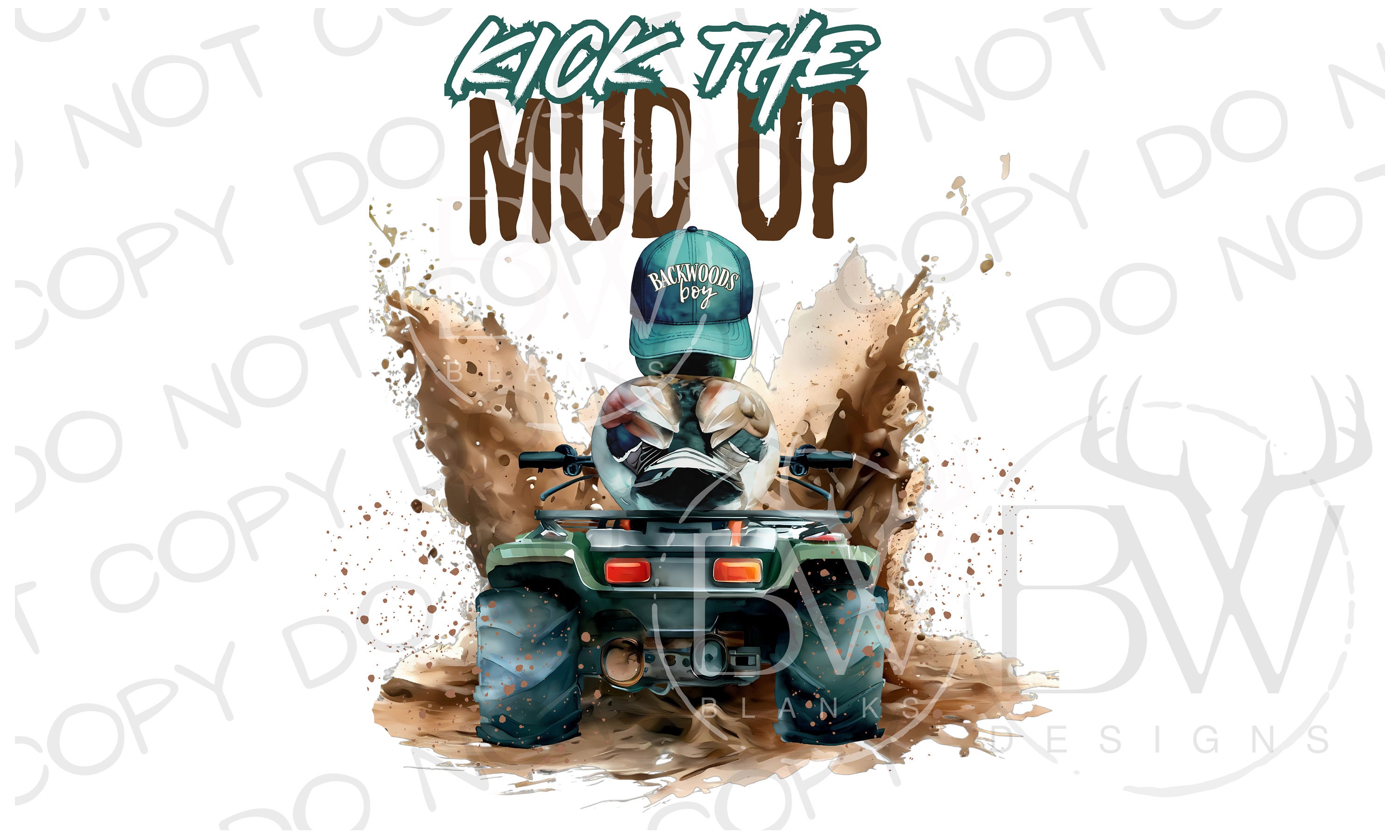 Kick the Mud up PNG | Digital Download | Duck Hunting Sublimation PNG ...