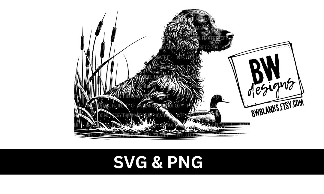 Boykin Spaniel Hunting Dog SVG | Digital Download | Duck Hunting SVG ...