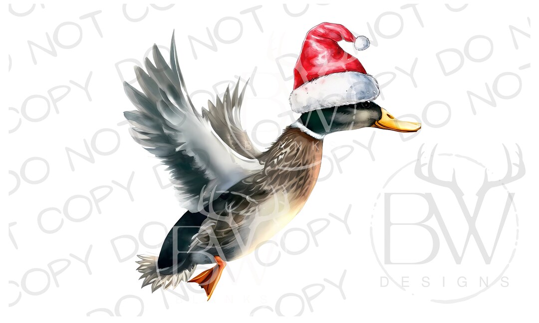 Christmas Duck PNG Digital Download Santa Duck Png Christmas Duck ...