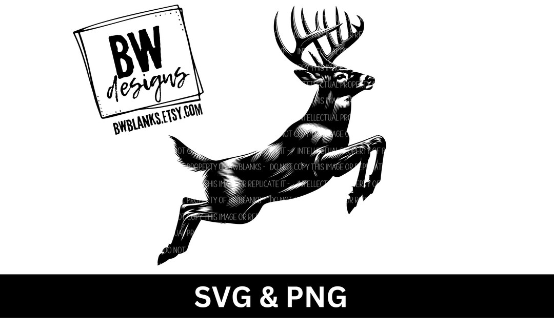 Whitetail Buck SVG | Digital Download | Deer Hunting SVG | Whitetail ...