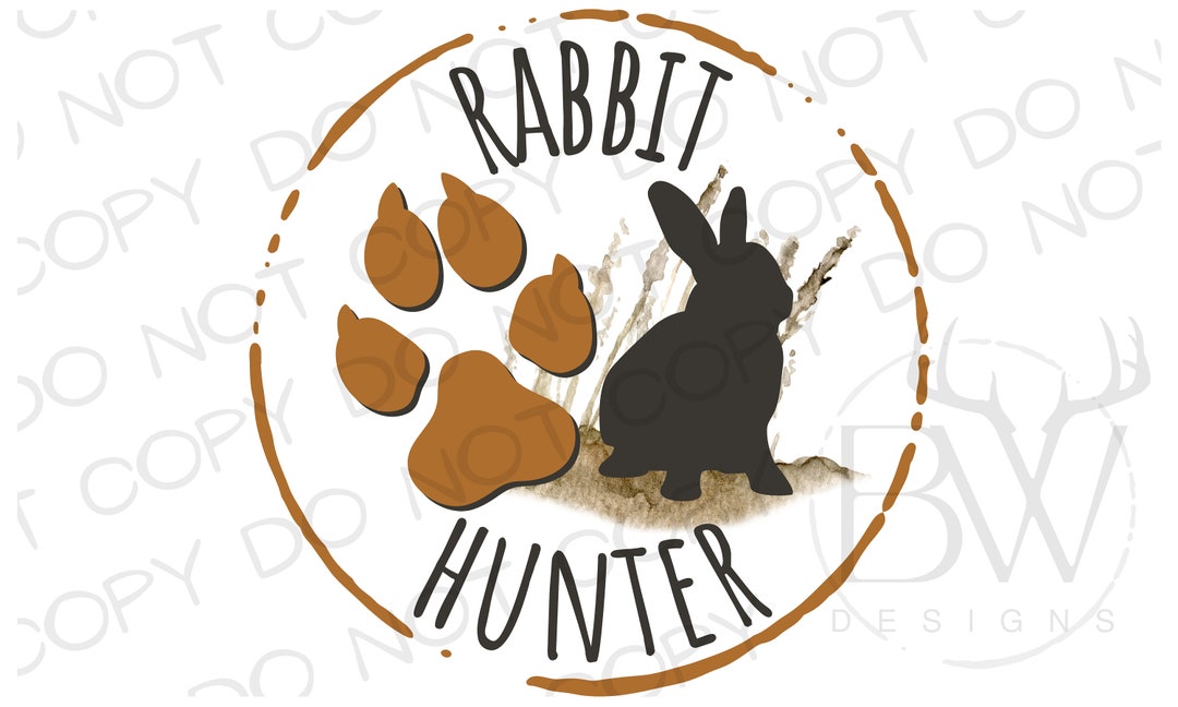 Rabbit Hunter PNG | Digital Download | Hunting Dog Sublimation PNG ...