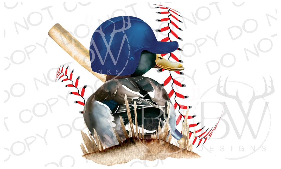 Baseball Duck PNG Digital Download Baseball Sublimation PNG Duck ...