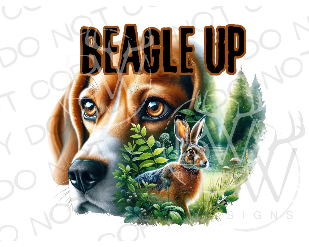 Rabbit Hunter PNG | Digital Download | Hunting Dog Sublimation PNG ...