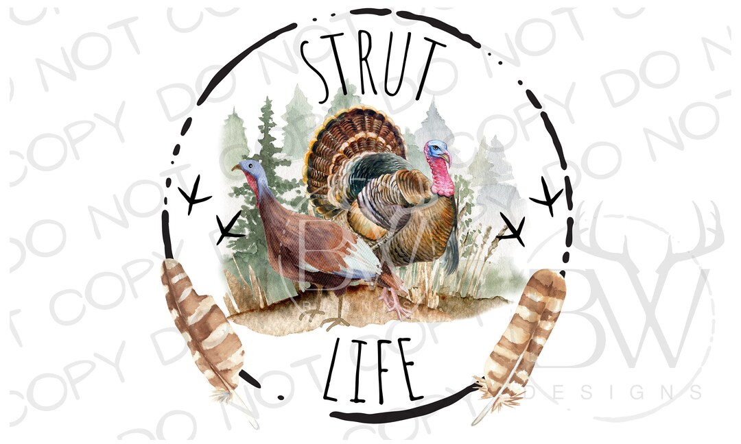Turkey Hunting Sublimation PNG | Digital Download | Turkey Hunting ...