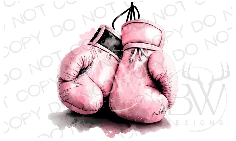 Pink Boxing Gloves PNG Digital Download Boxing Sublimation - Etsy