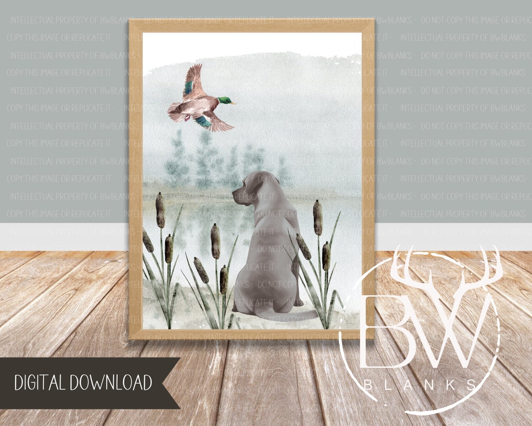 Duck Hunting Nursery Wall Art | Hunting Dog Nursery Print | Duck ...