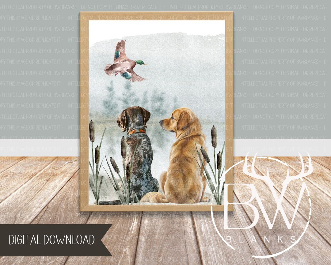 Duck Hunting Nursery Wall Art | Hunting Dog Nursery Print | Duck ...