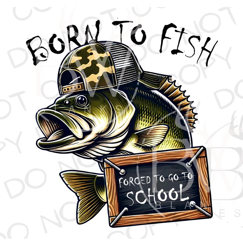 Fish Back to School Png - Etsy