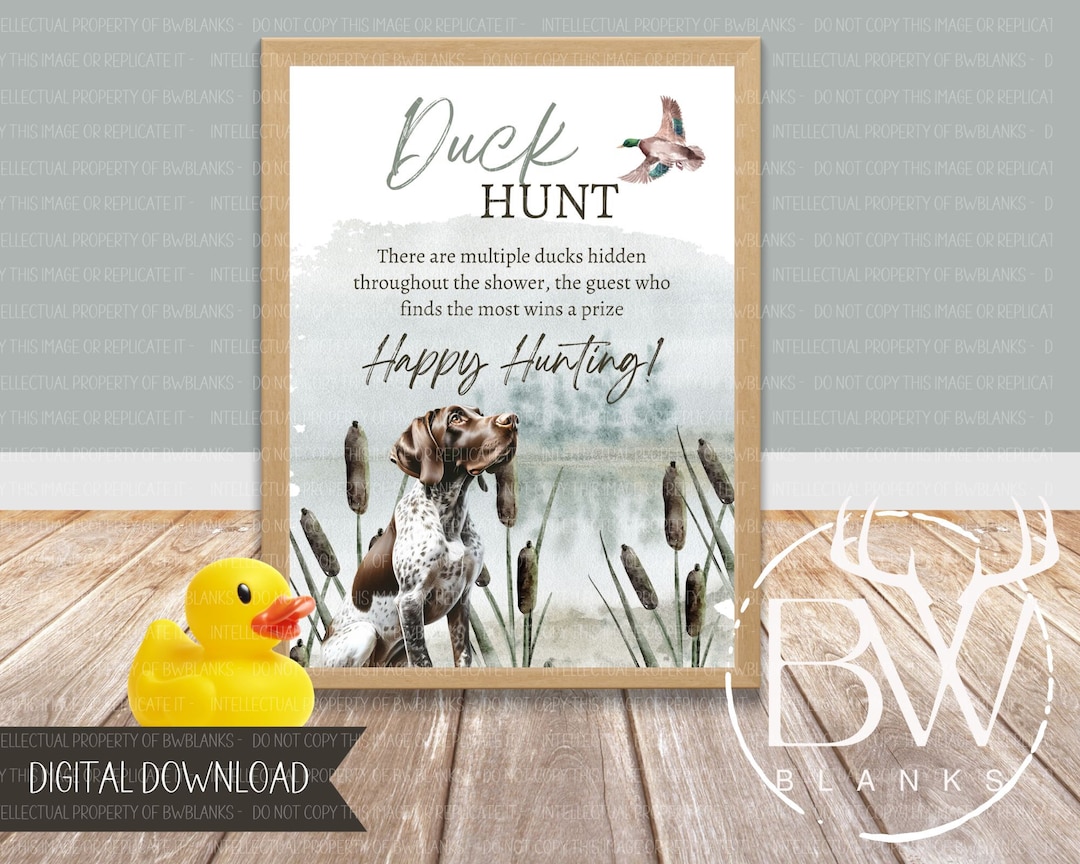 Duck Hunting Duck Hunt Game | Duck Hunting Baby Shower| Duck Hunt Game ...
