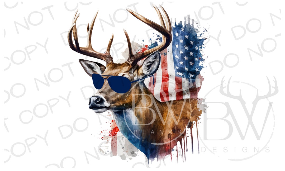 American Buck PNG Digital Download Deer Hunting Sublimation PNG Deer ...