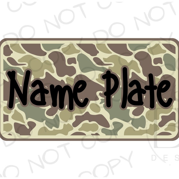 Mallard Name Plate Png - Etsy