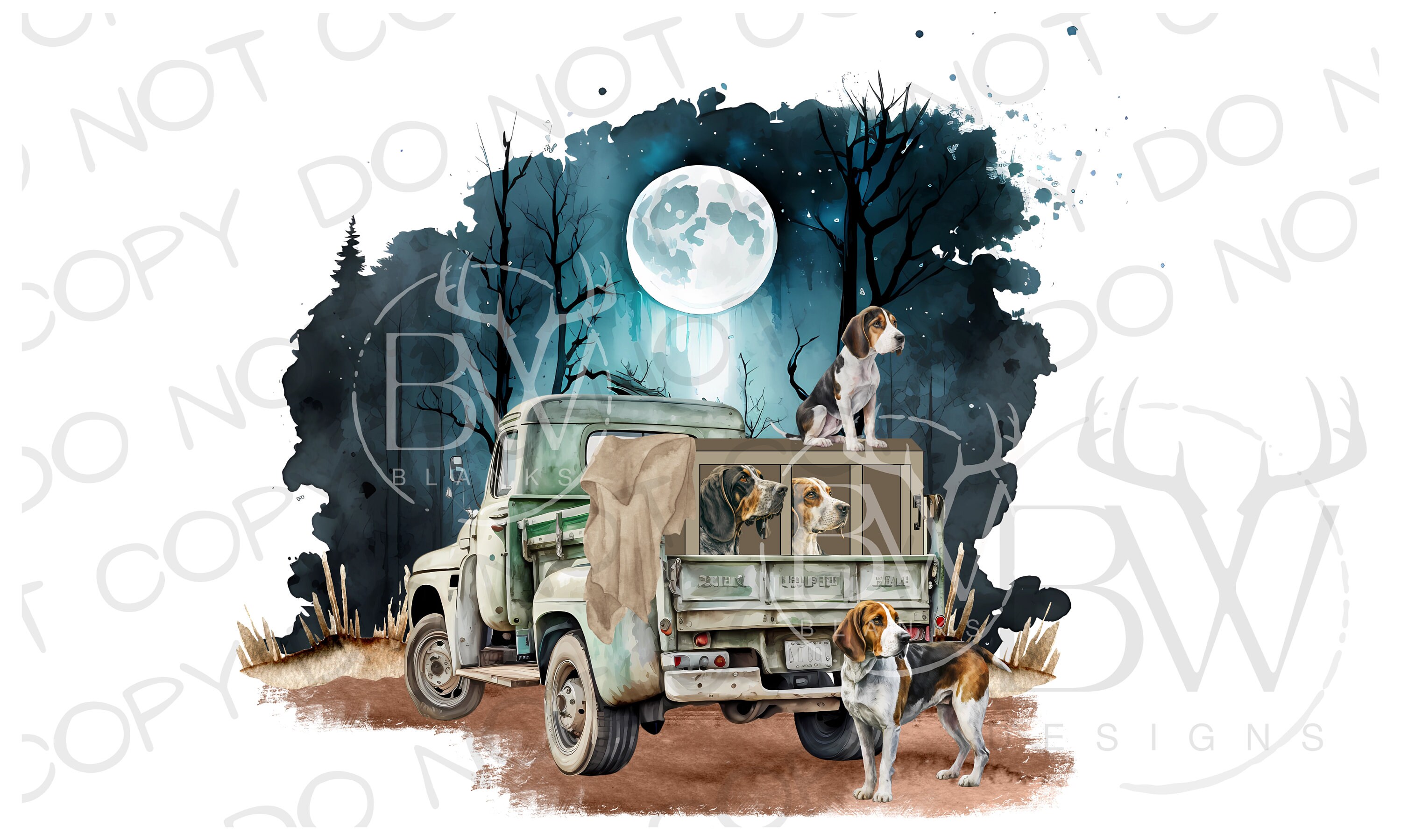 Coon Hunting Truck Items