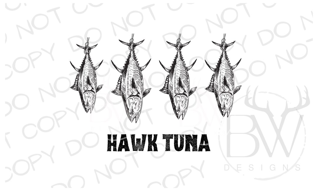 Hawk Tuna PNG | Digital Download | Yellowfin Tuna Sublimation PNG ...