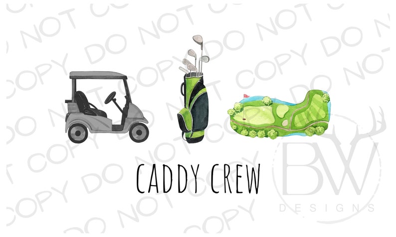 Caddy Crew PNG | Digital Download | Golf Sublimation PNG | Golfing ...