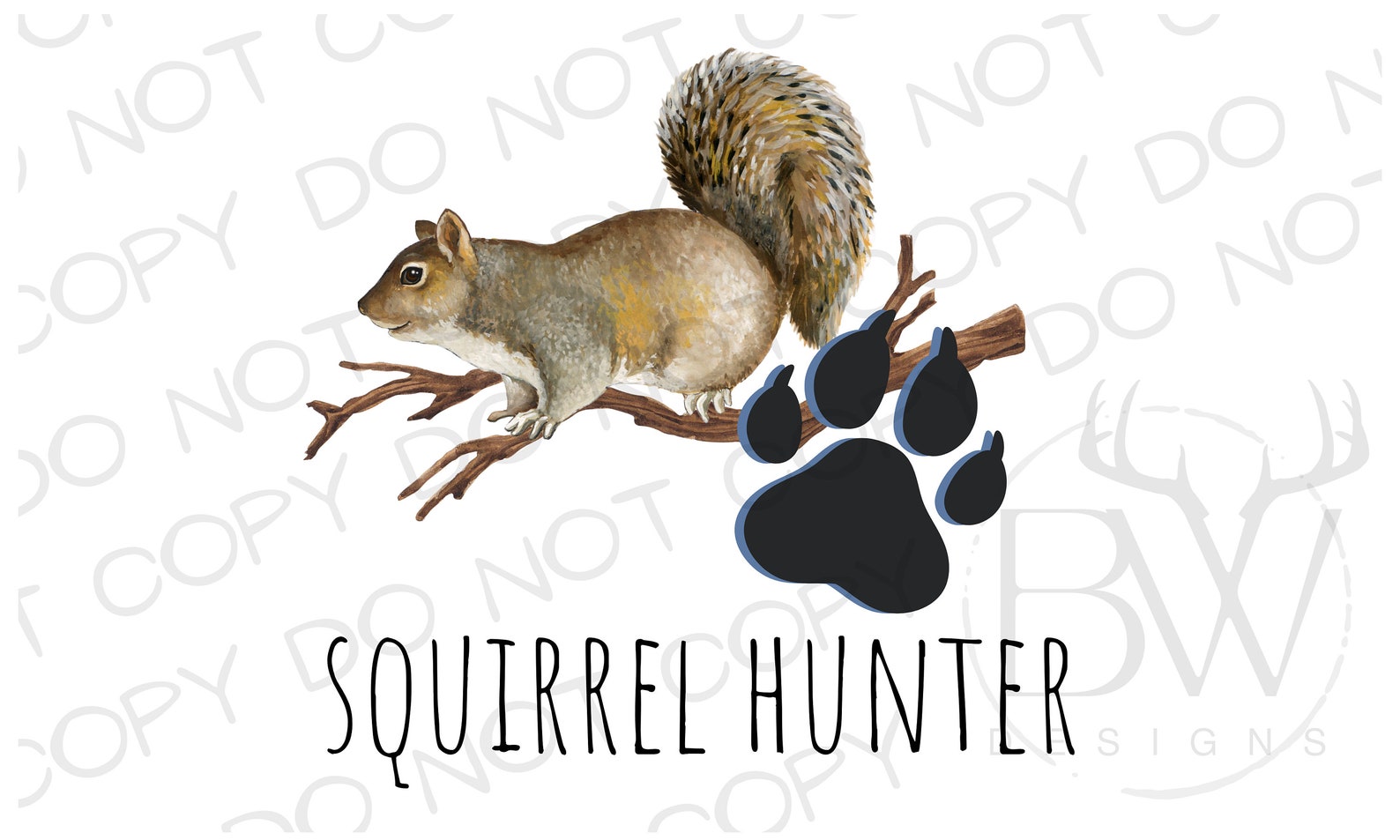 Squirrel Hunter PNG Digital Download Squirrel Hunting - Etsy