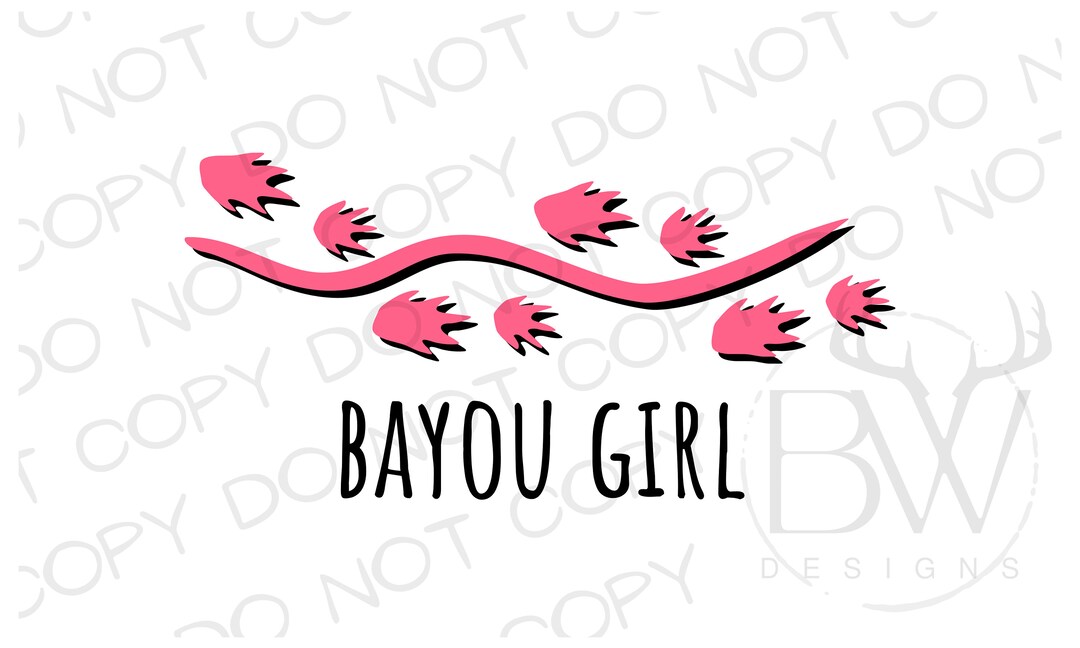 Bayou Girl Aligator Slide PNG Digital Download Gator - Etsy