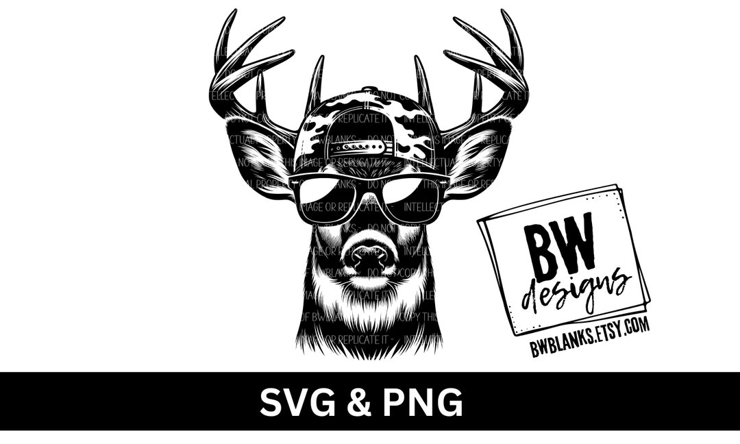 Whitetail Buck SVG | Digital Download | Deer Hunting SVG | Whitetail ...