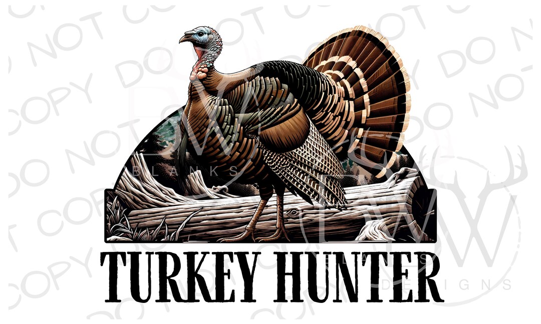 Turkey Hunter PNG | Wild Turkey PNG | Digital Download | Turkey Hunting ...