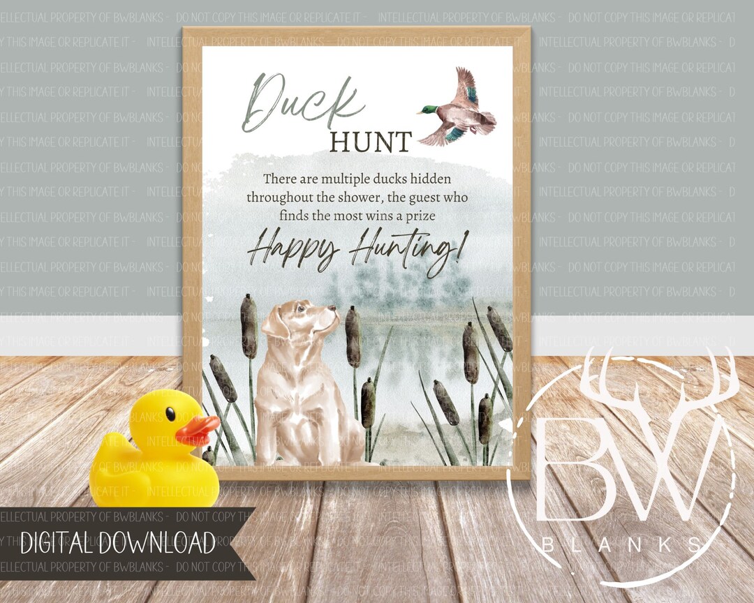 Duck Hunting Duck Hunt Game | Duck Hunting Baby Shower| Duck Hunt Game ...