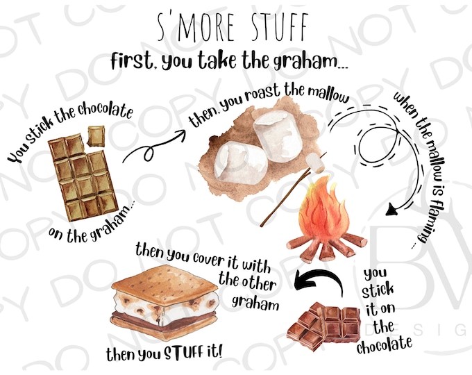 Like Campfires and Smores PNG Clip Art, Camping Sublimation Design ...