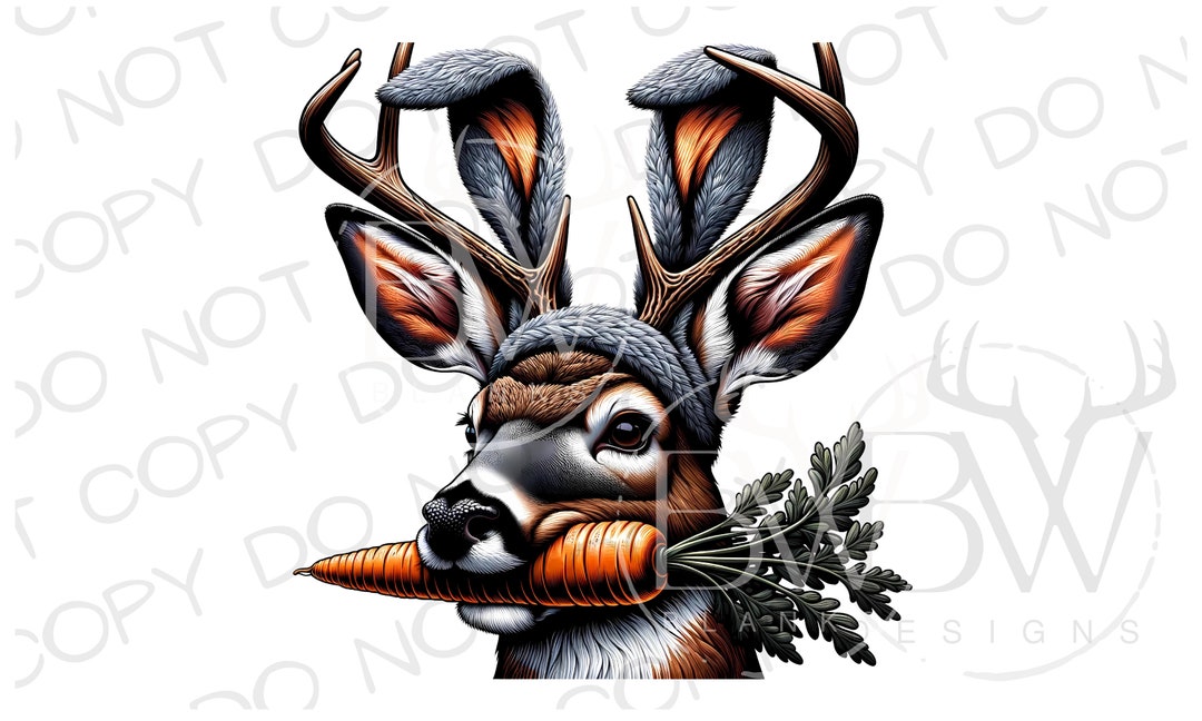 Easter Deer PNG | Digital Download | Deer Hunting Sublimation PNG ...