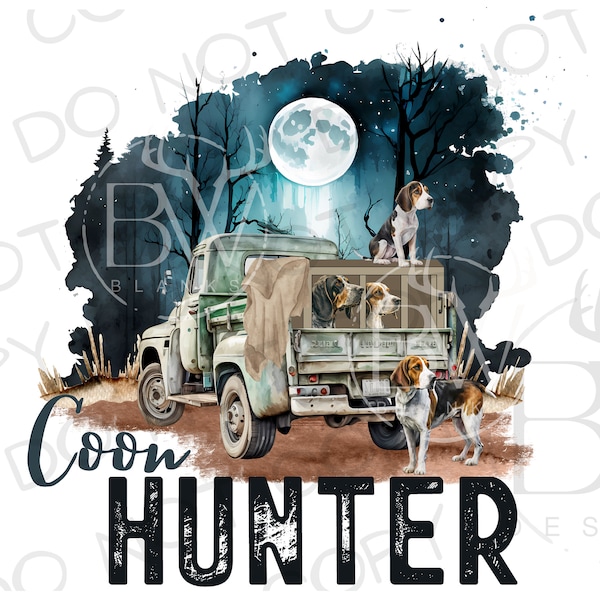 Coon Hunting Svg - Etsy