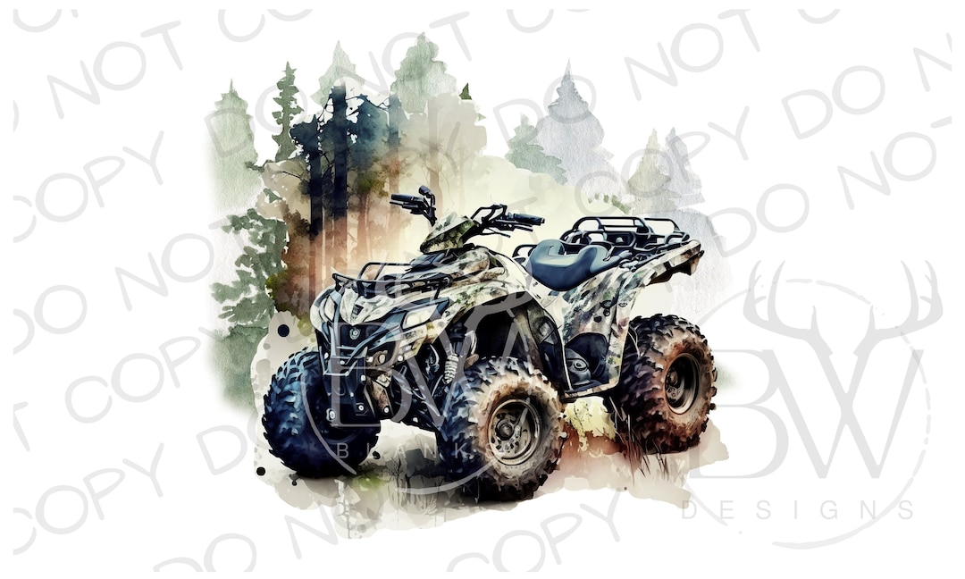 Camo Four Wheeler PNG | Four Wheeler Sublimation Png | ATV Sublimation ...