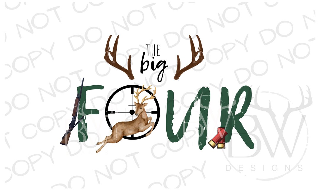 Deer Hunting Birthday PNG Digital Download Deer Hunting Sublimation PNG ...