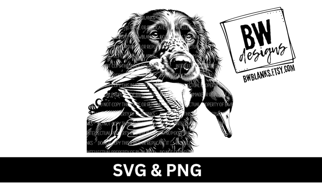 Boykin Spaniel Hunting Dog SVG | Digital Download | Duck Hunting SVG ...