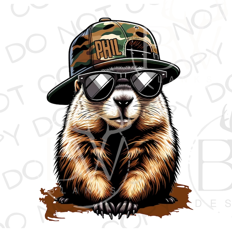 Groundhog Day Clip Art - Etsy
