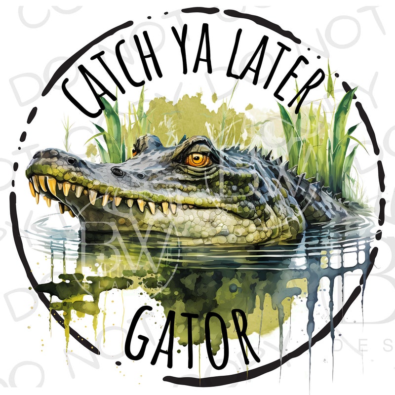 See Ya Later Alligator Svg - Etsy