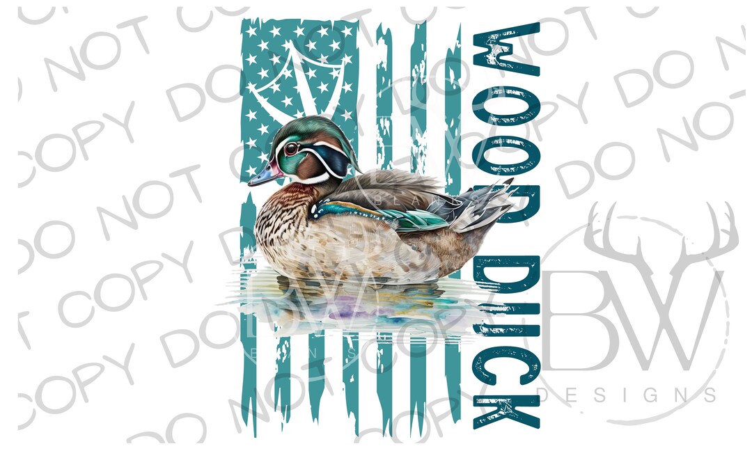 Wood Duck Sublimation PNG Digital Download Duck Hunting Sublimation PNG ...