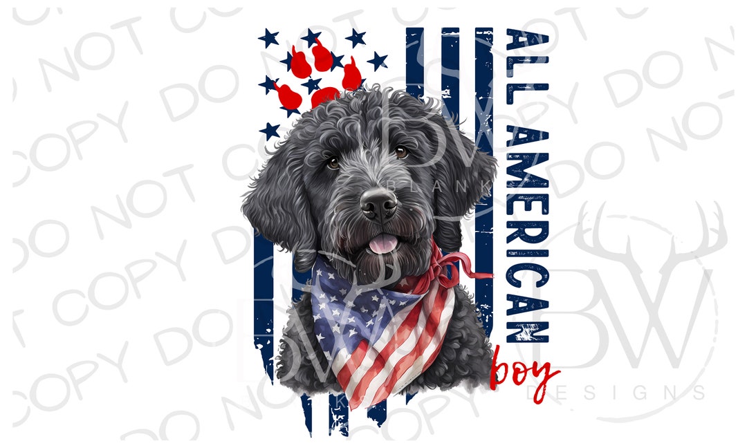 American Goldendoodle PNG Duck Hunting Sublimation PNG Goldendoodle ...