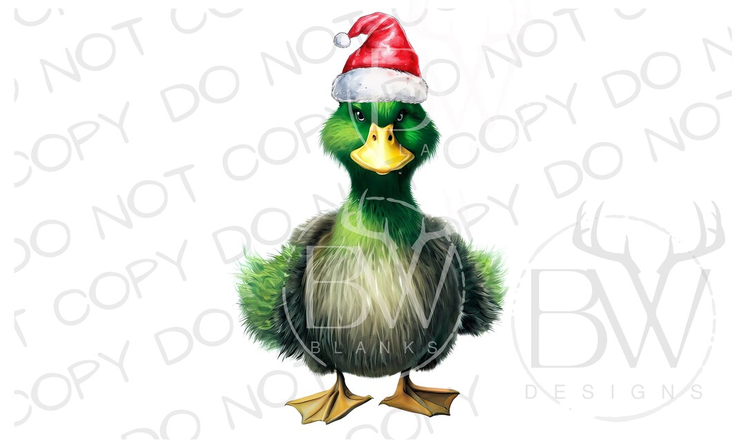 Christmas Duck PNG Digital Download Santa Duck Png Christmas Duck ...