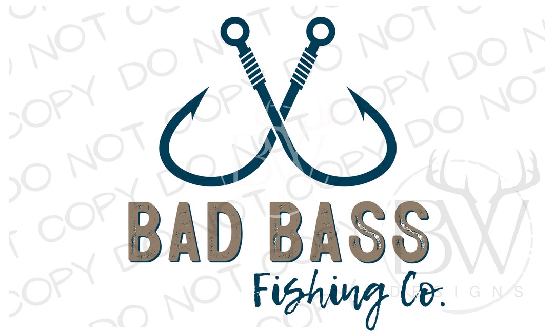 Fishing Hooks Logo PNG | Digital Download | Large Mouth Bass ...