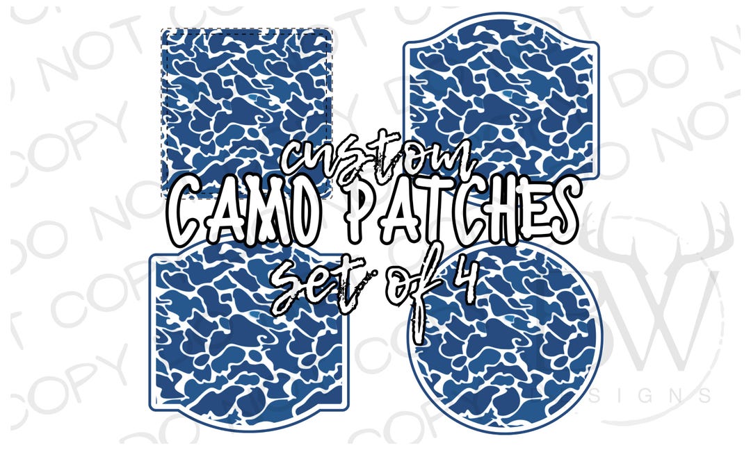 Camo Patches PNG | Digital Download | Camo Sublimation PNG | Hunting ...