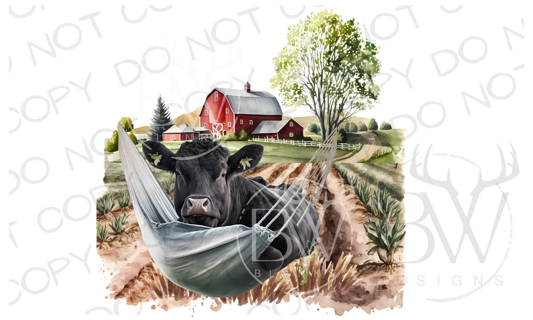 Cattle Farm Sublimation PNG Digital Download Farm Sublimation Cattle ...