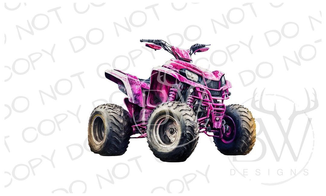 Pink Camo Four Wheeler PNG | Four Wheeler Sublimation Png | ATV ...