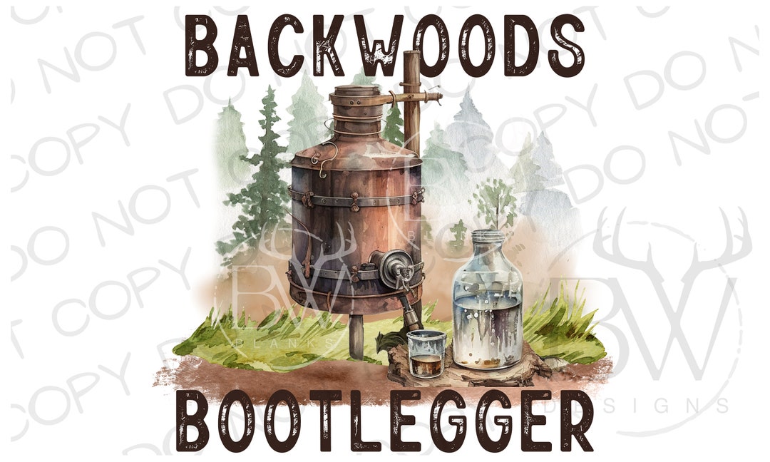 Backwoods Bootlegger PNG Digital Download Appalachia Mountain ...