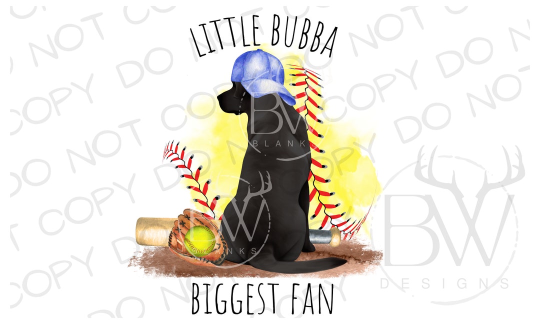 Little Bubba Biggest Fan PNG | Digital Download | Softball Sublimation ...