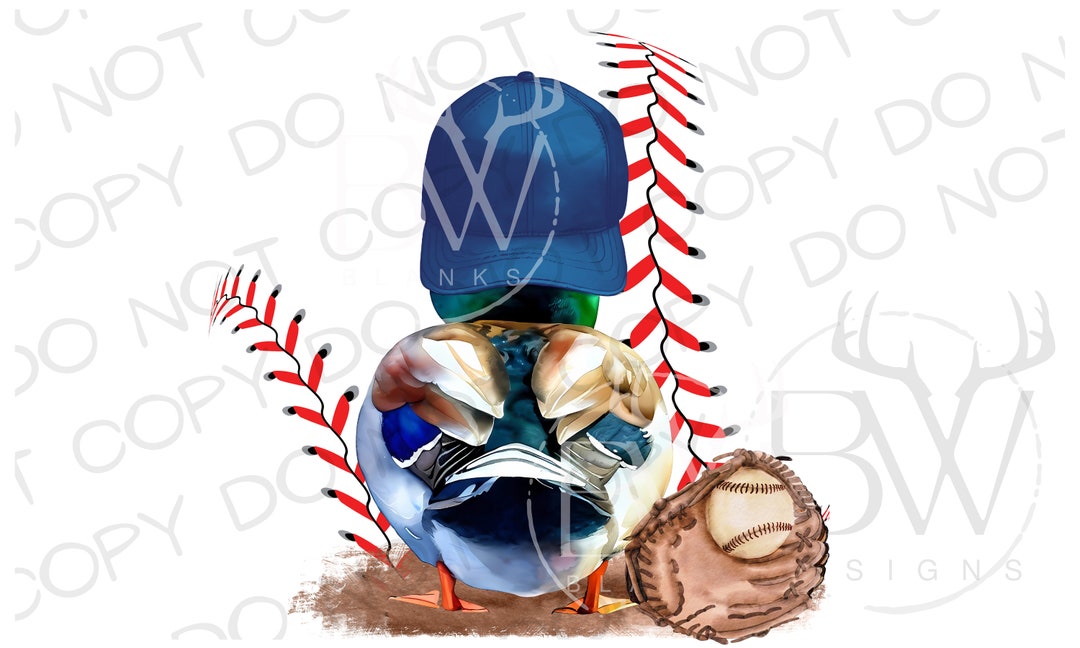 Baseball Duck PNG | Digital Download | Baseball Sublimation PNG | Duck ...