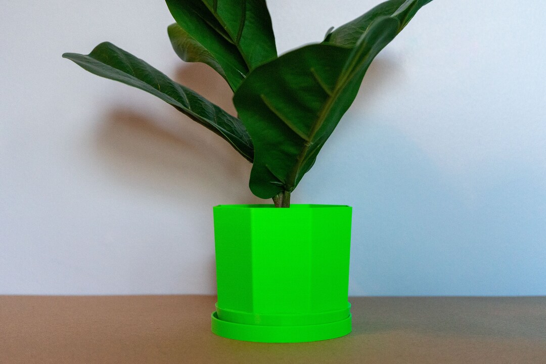 Garfield Planter in Green Indoor Plant, Pot for Home, With Drainage ...