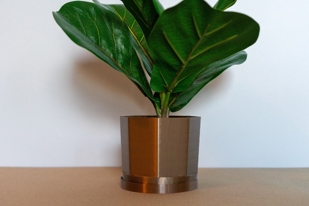 Garfield Planter in Silk Chocolate Indoor Plant Pot for - Etsy