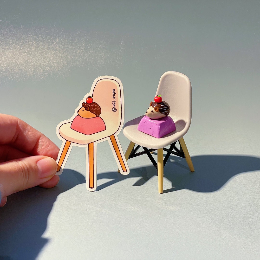 Hedgehog Keycap Vinyl Sticker - Etsy