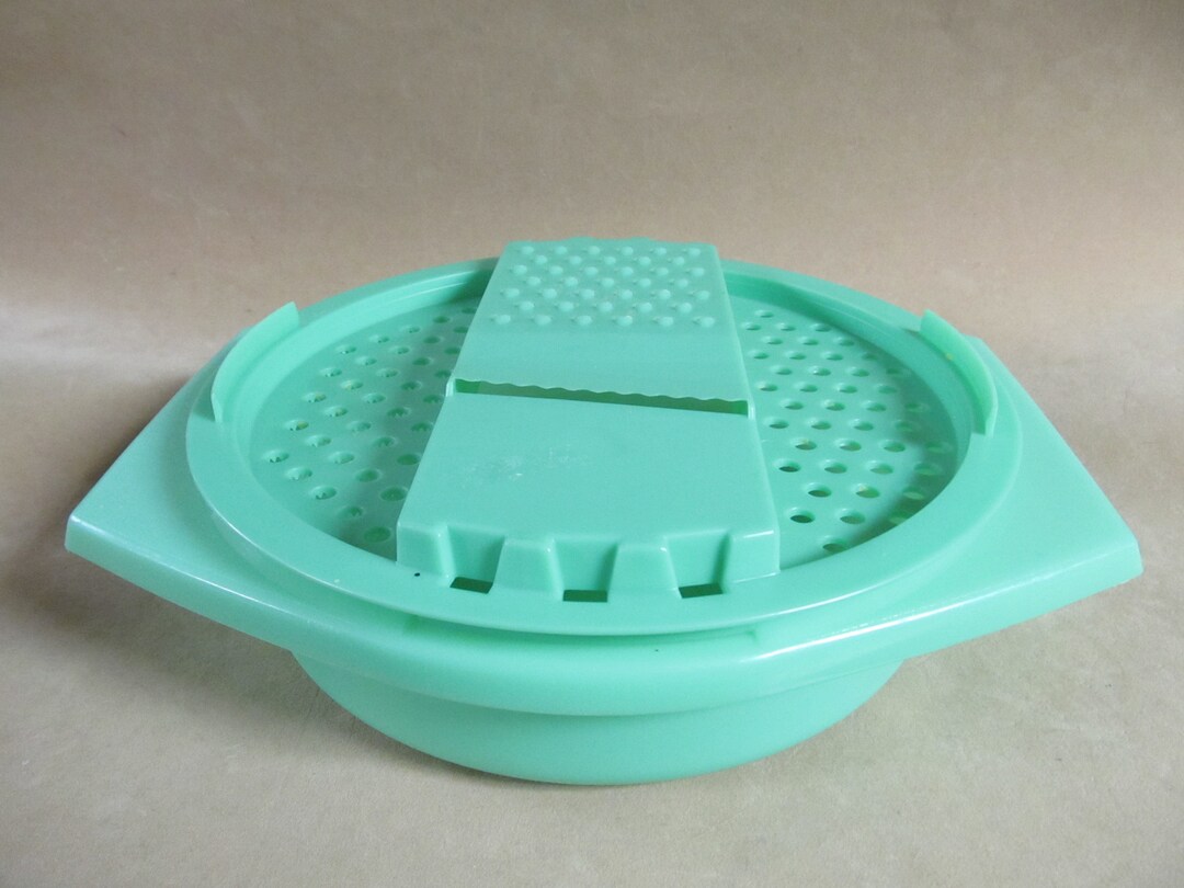 Vintage 1980s Tupperware Mint Green Shredder Bowl - Etsy