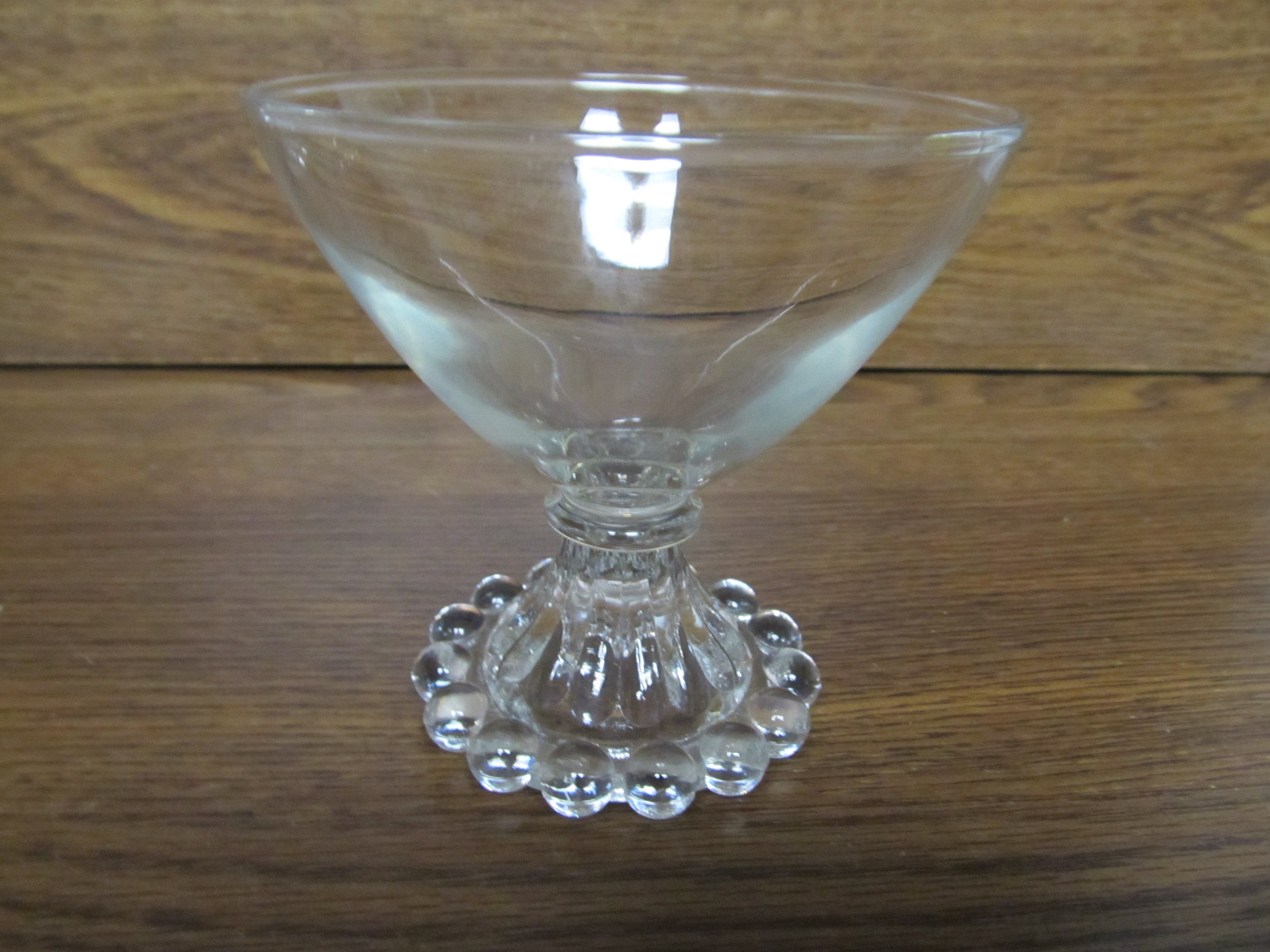 VTG Set of 4 1950s Anchor Hocking Berwick or Boopie Clear Champagne ...